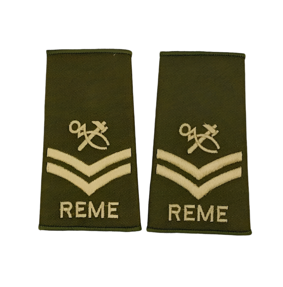 Rank Slides & Flags – The REME Shop